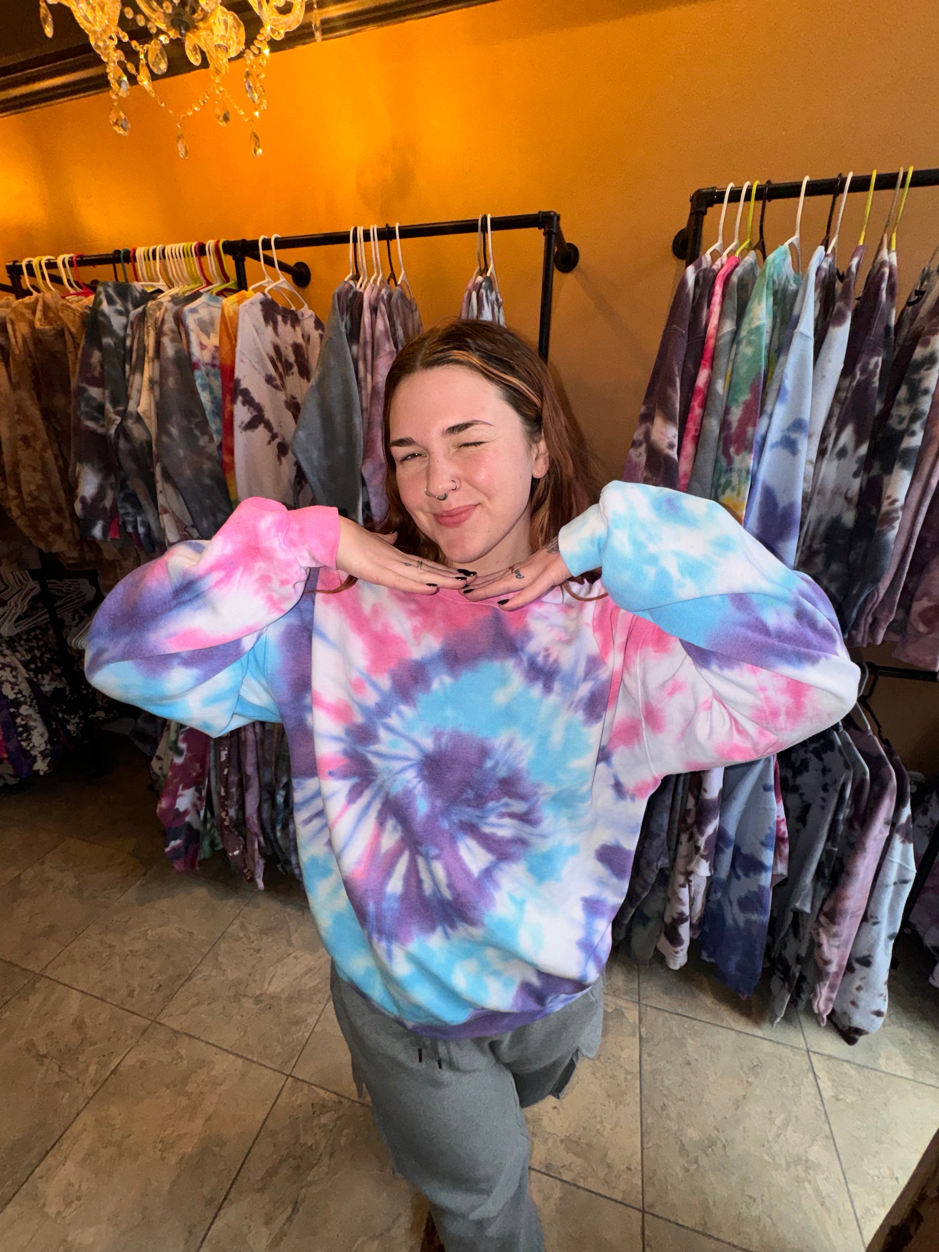 Cotton Candy Crewneck – Dicey Baby